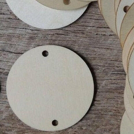 Wood Circles & Tags