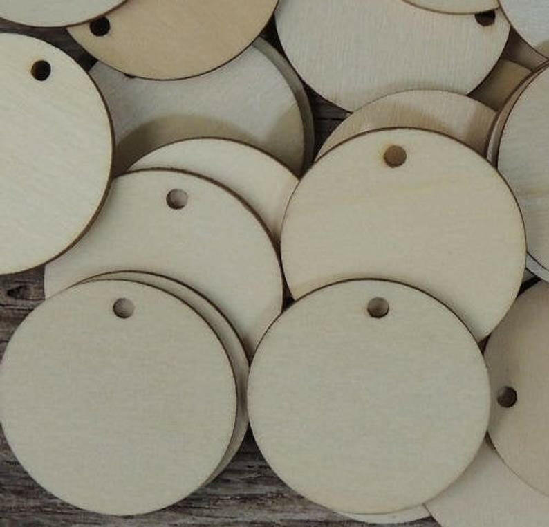 Wood Circles & Tags – Church House Woodworks