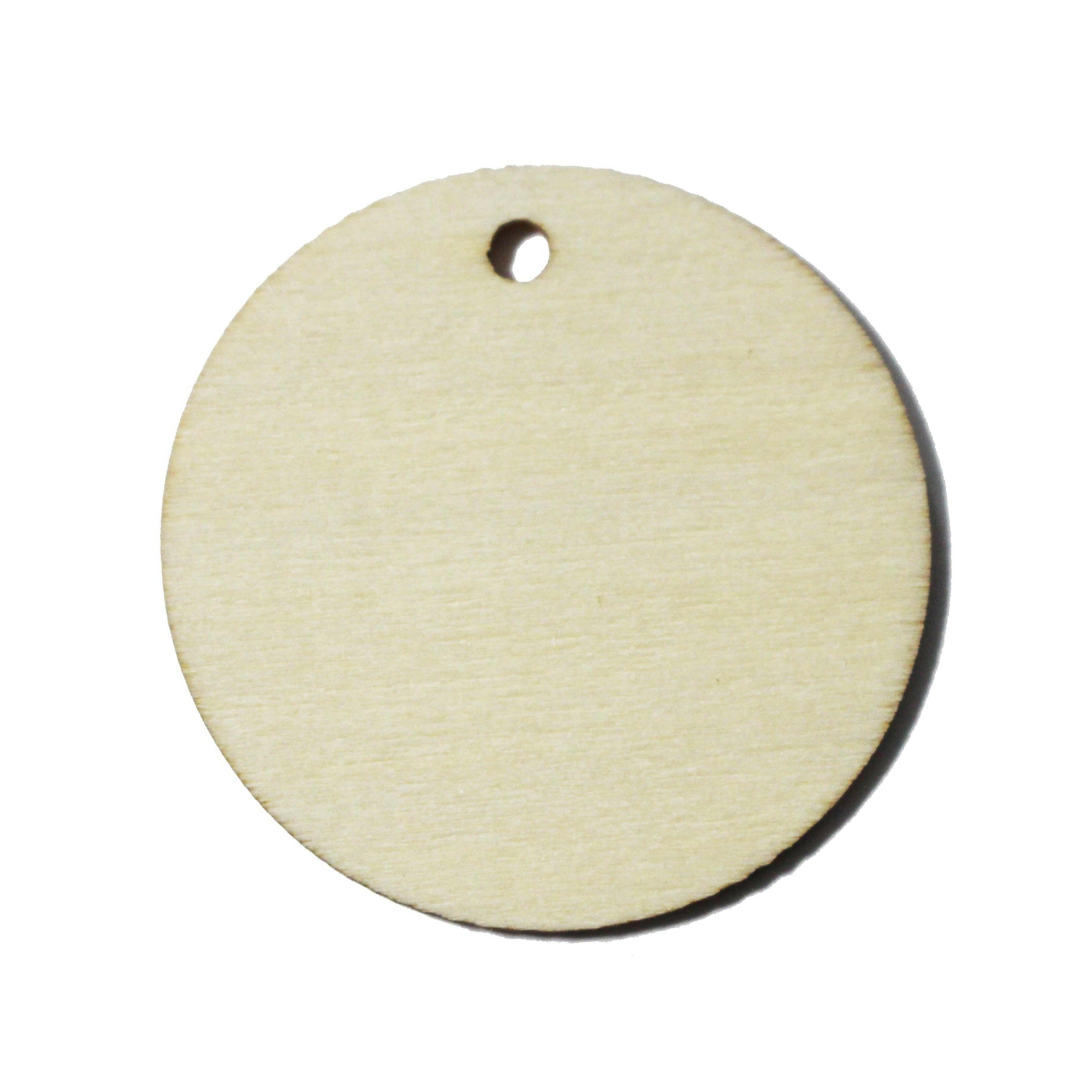 Wood Circle TAGS 50 QTY -1 inch – Church House Woodworks