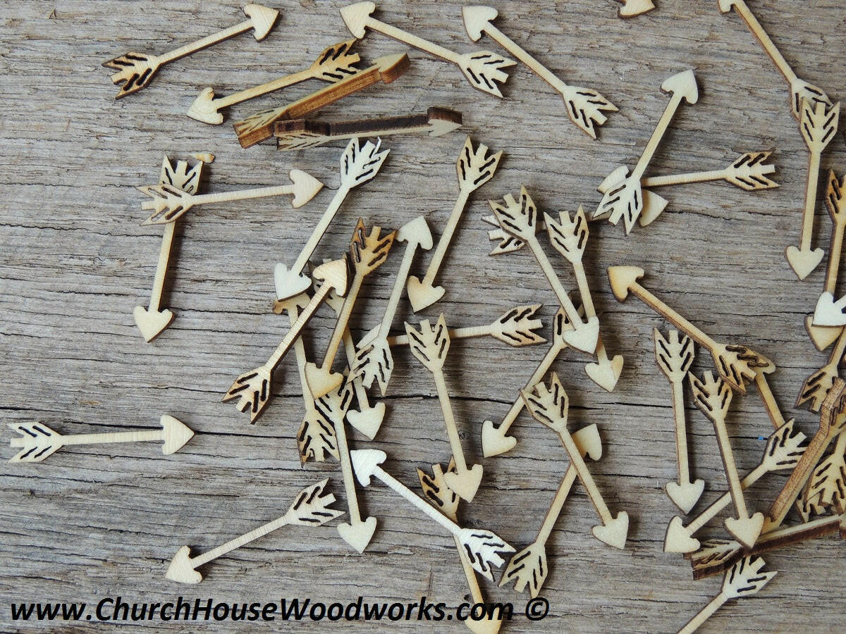 Wooden Arrow - 1-3/8 inch - 50 count – Church House Woodworks
